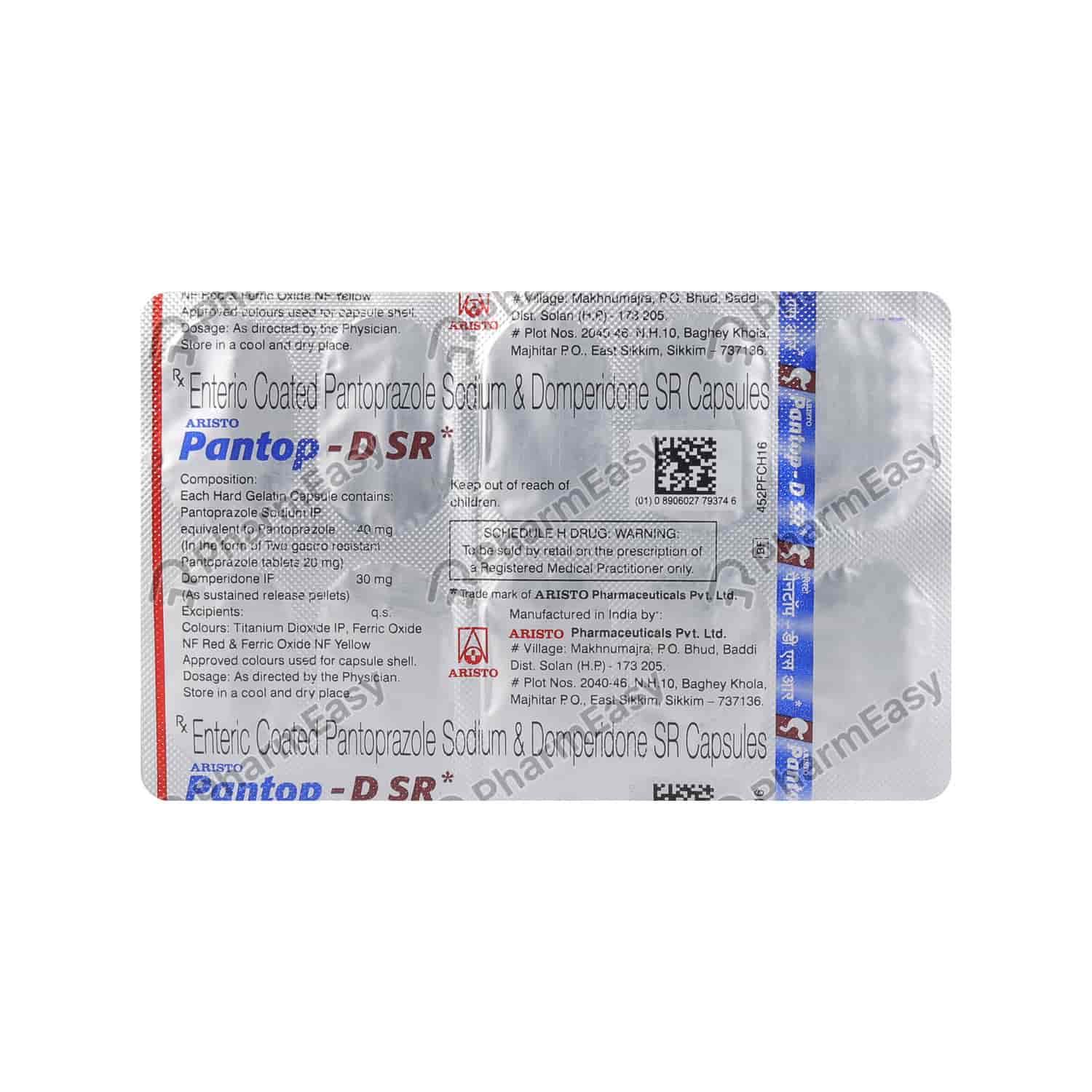 Pantop Dsr Capsule Uses Side Effects Dosage Composition Price