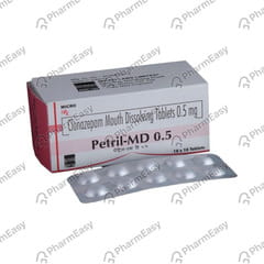 Petril Md 0.5 MG Tablet (10): Uses, Side Effects, Price & Dosage ...