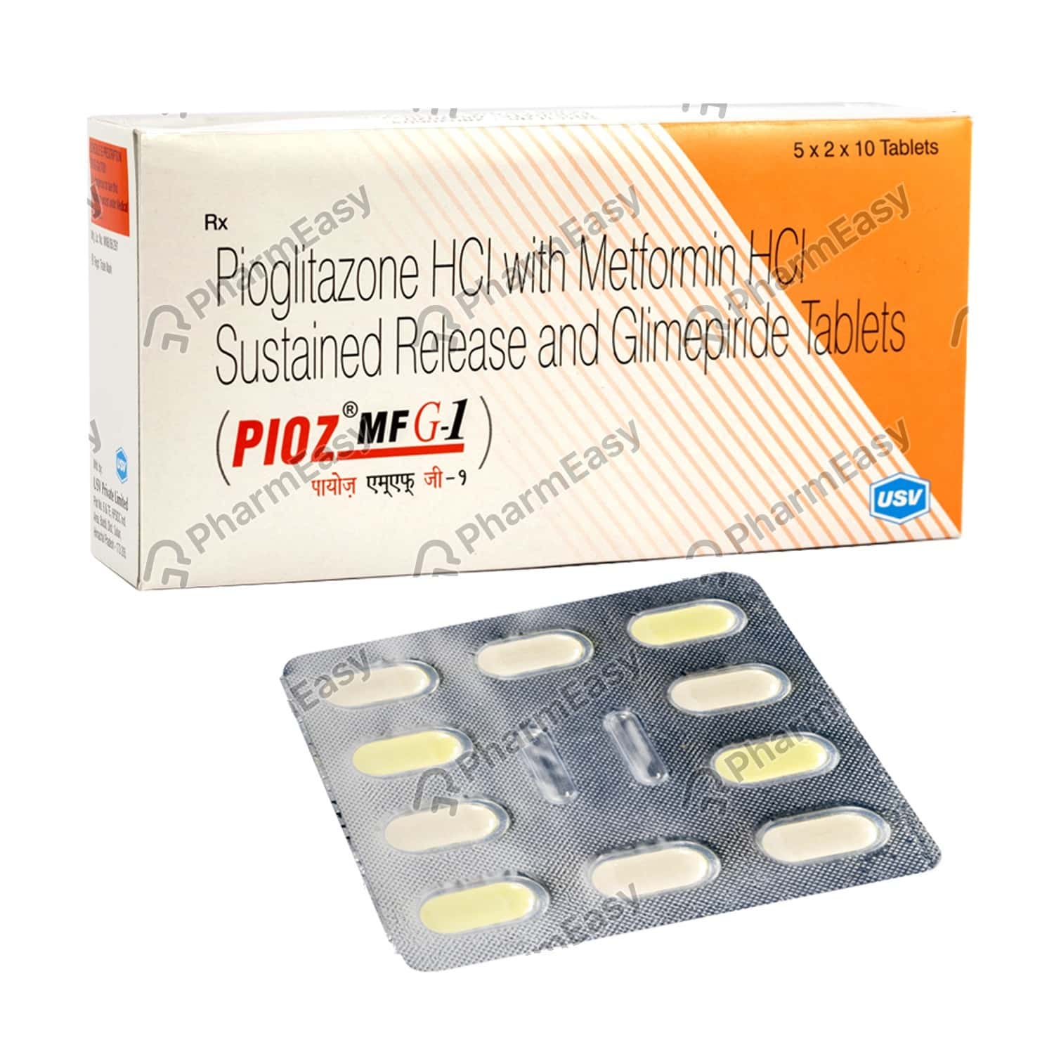 Buy Pioz Mf G1 Tab Online at Flat 18% OFF* | PharmEasy