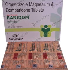 Ranidom Strip Of 20 Tablets: Uses, Side Effects, Price & Dosage | PharmEasy