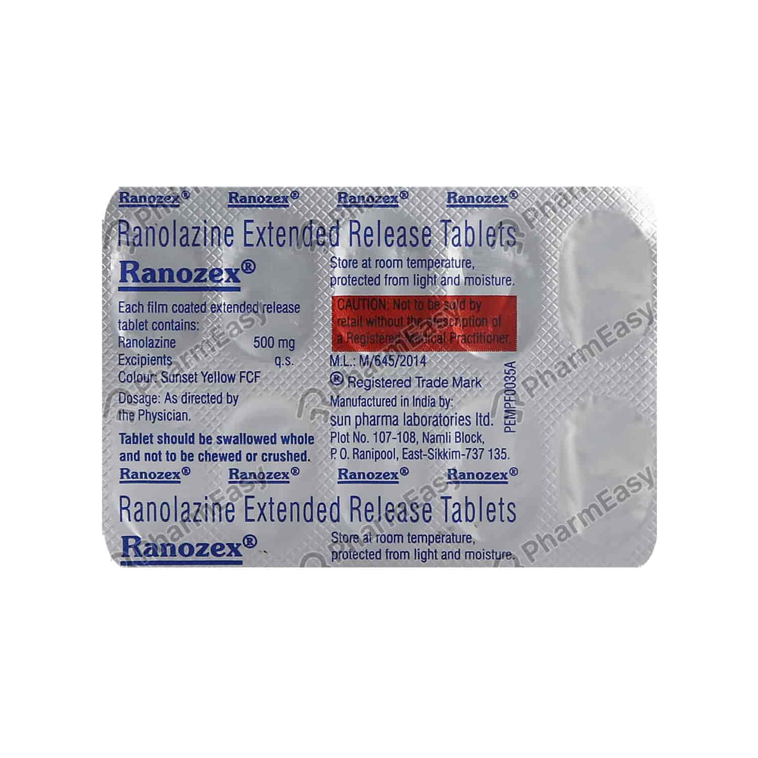 Ranozex 500mg Tab 10'S - Uses, Side Effects, Dosage, Composition ...