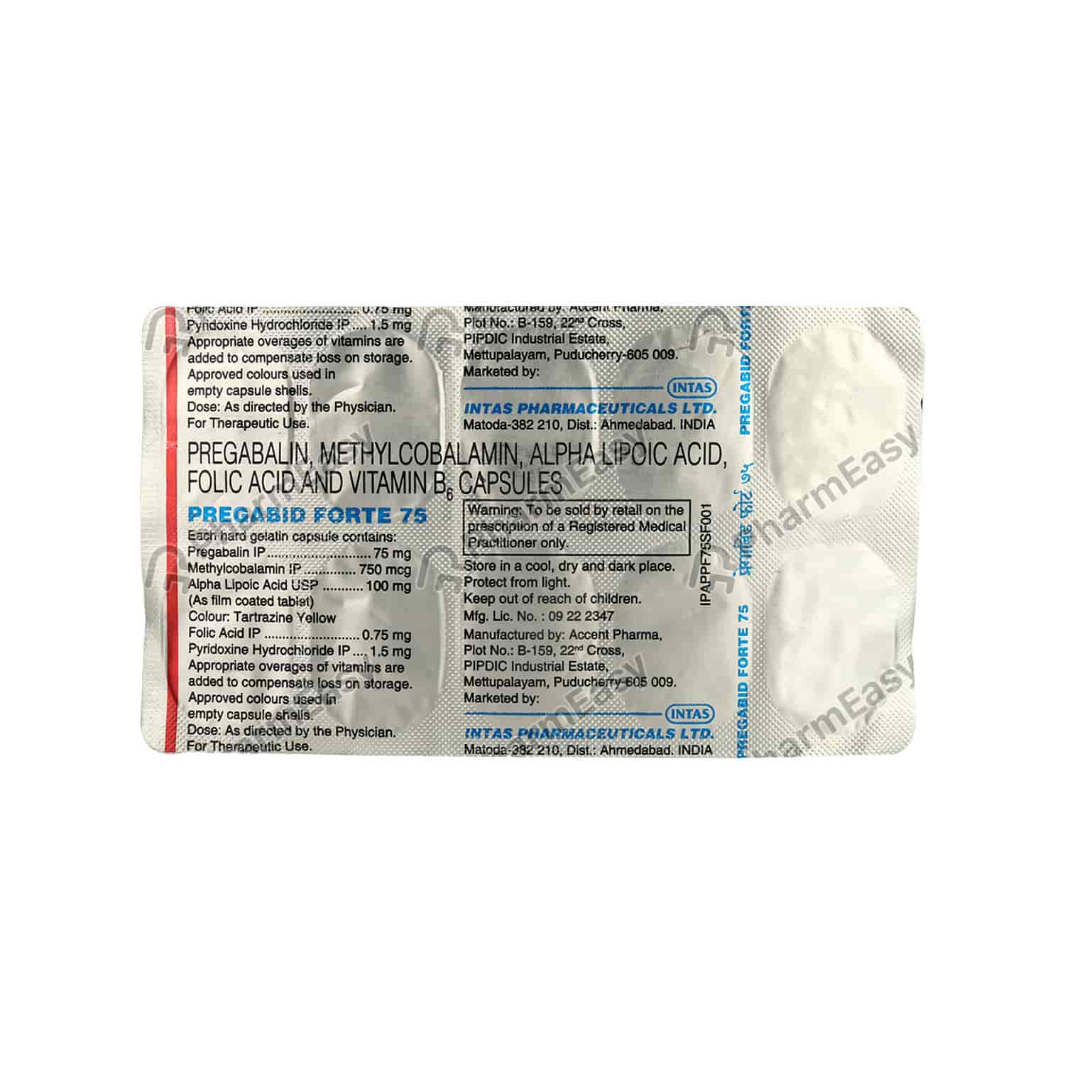 Buy Pregabid Forte 75mg Capsule Online at Flat 18% OFF* | PharmEasy
