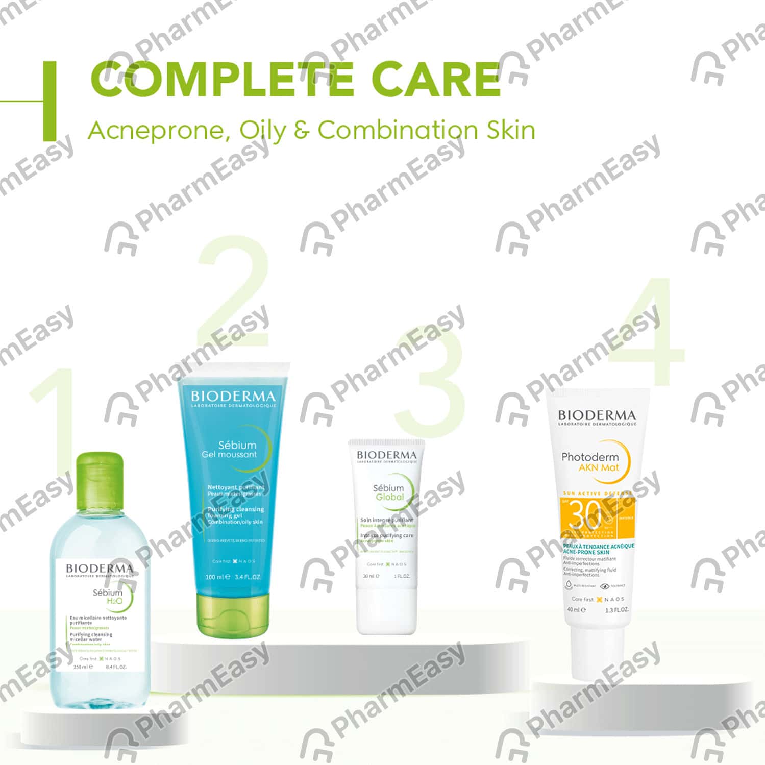 Bioderma Sebium Global Care For Acne-Prone Skin- Eliminates Spots ...