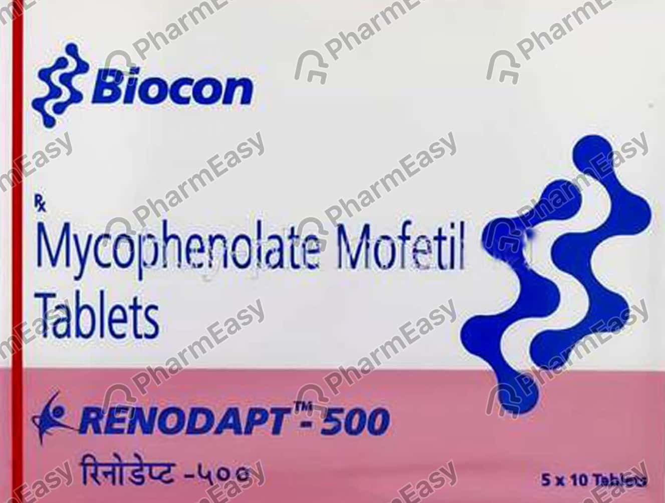 Renodapt 500 MG Tablet (10): Uses, Side Effects, Price & Dosage | PharmEasy