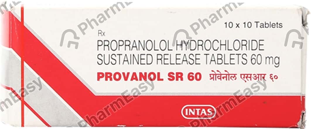 Provanol Sr 60 MG Tablet (10): Uses, Side Effects, Price & Dosage ...