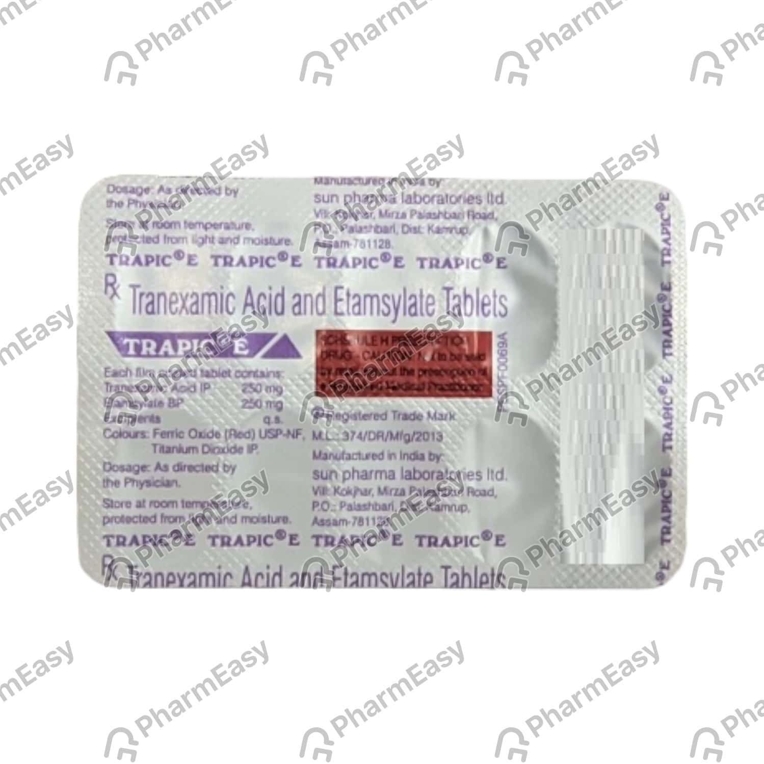 Trapic E Strip Of 10 Tablets: Uses, Side Effects, Price & Dosage ...