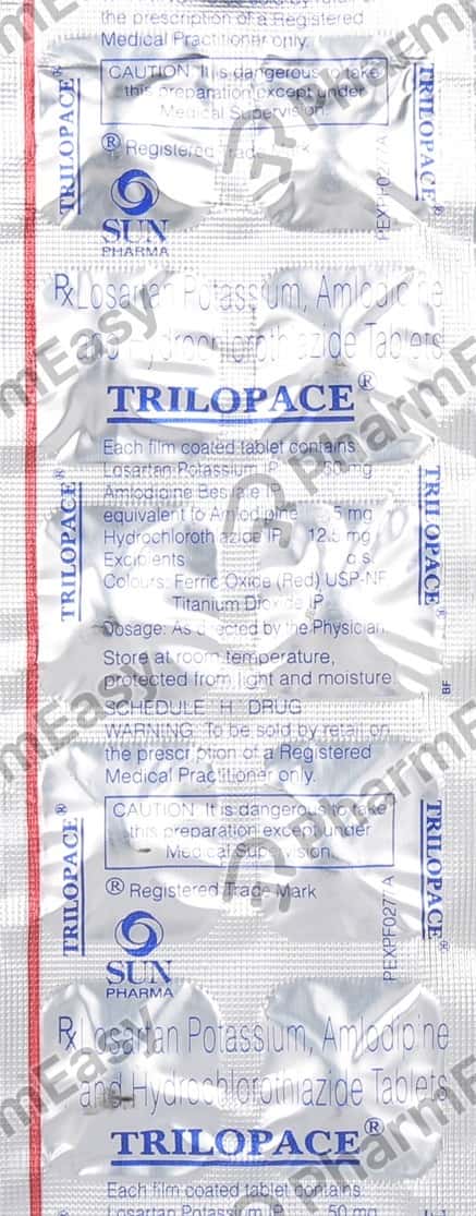 Buy Trilopace Strip Of 10 Tablets Online at Flat 15% OFF | PharmEasy
