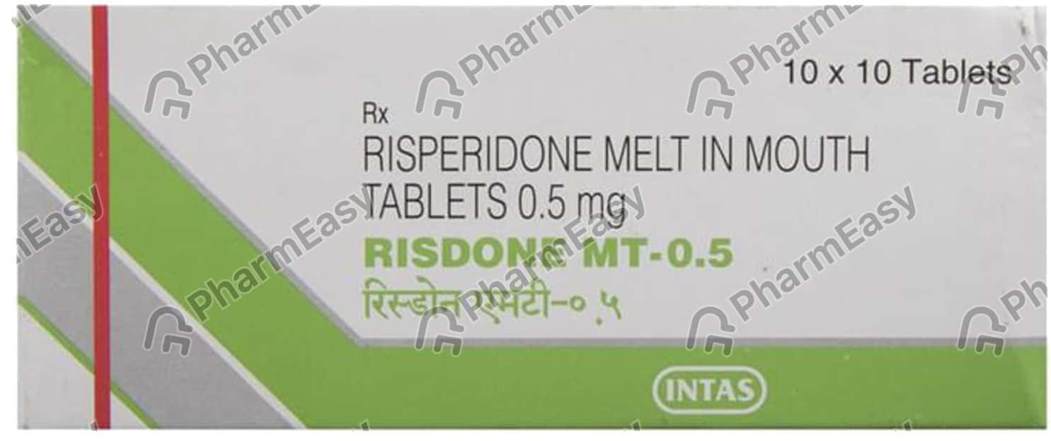 Risdone Mt 0.5 MG Tablet (10): Uses, Side Effects, Price & Dosage ...