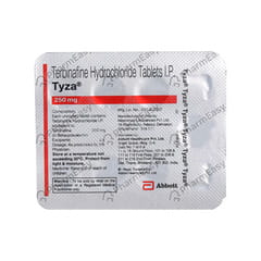 Tyza 250 MG Tablet (7) - Uses, Side Effects, Dosage, Composition ...