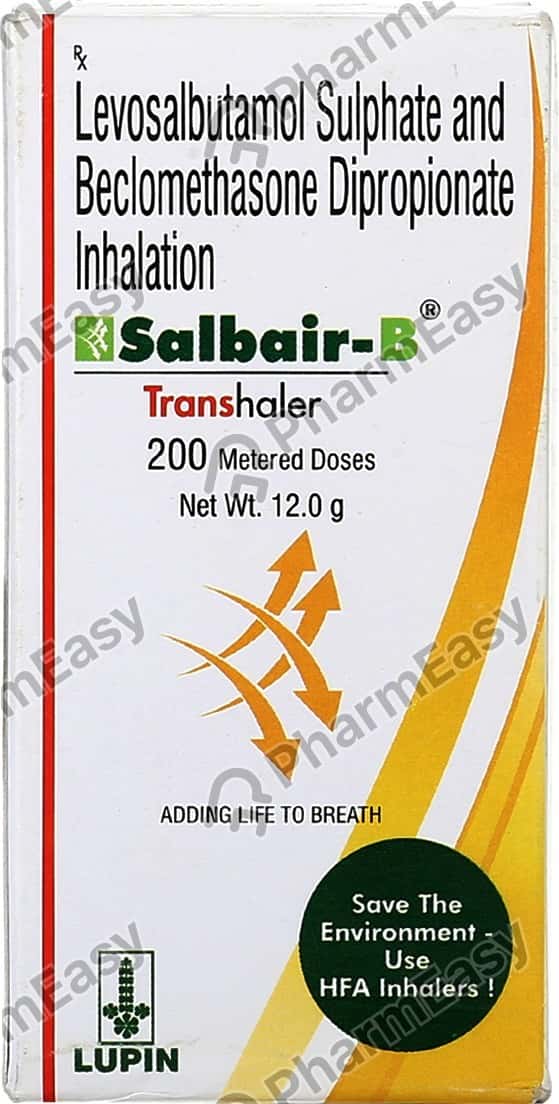 Buy Salbair B Packet Of 200md Transhaler Online at Flat 15% OFF | PharmEasy