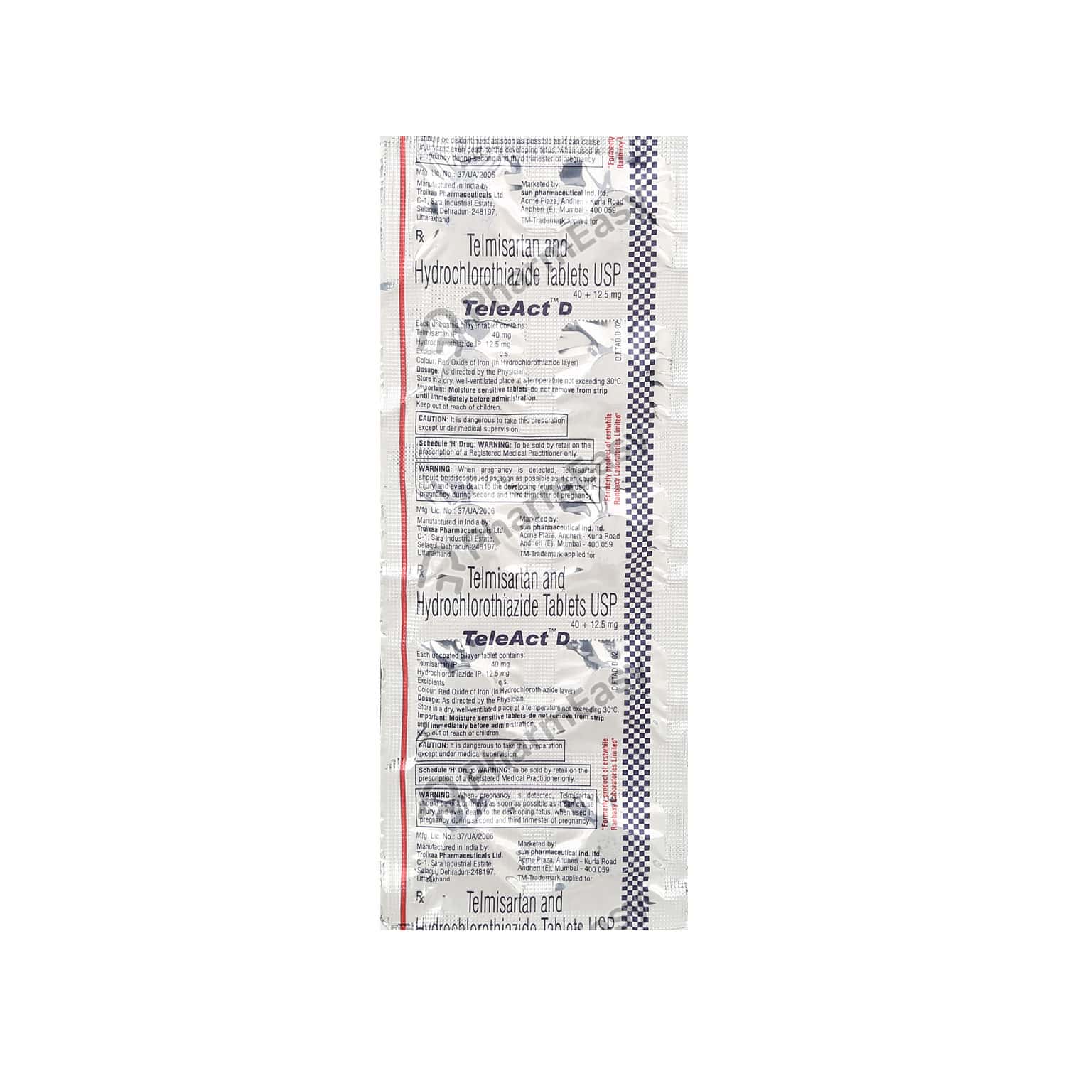 Teleact D 40mg Tablet - Uses, Side Effects, Dosage, Composition & Price ...