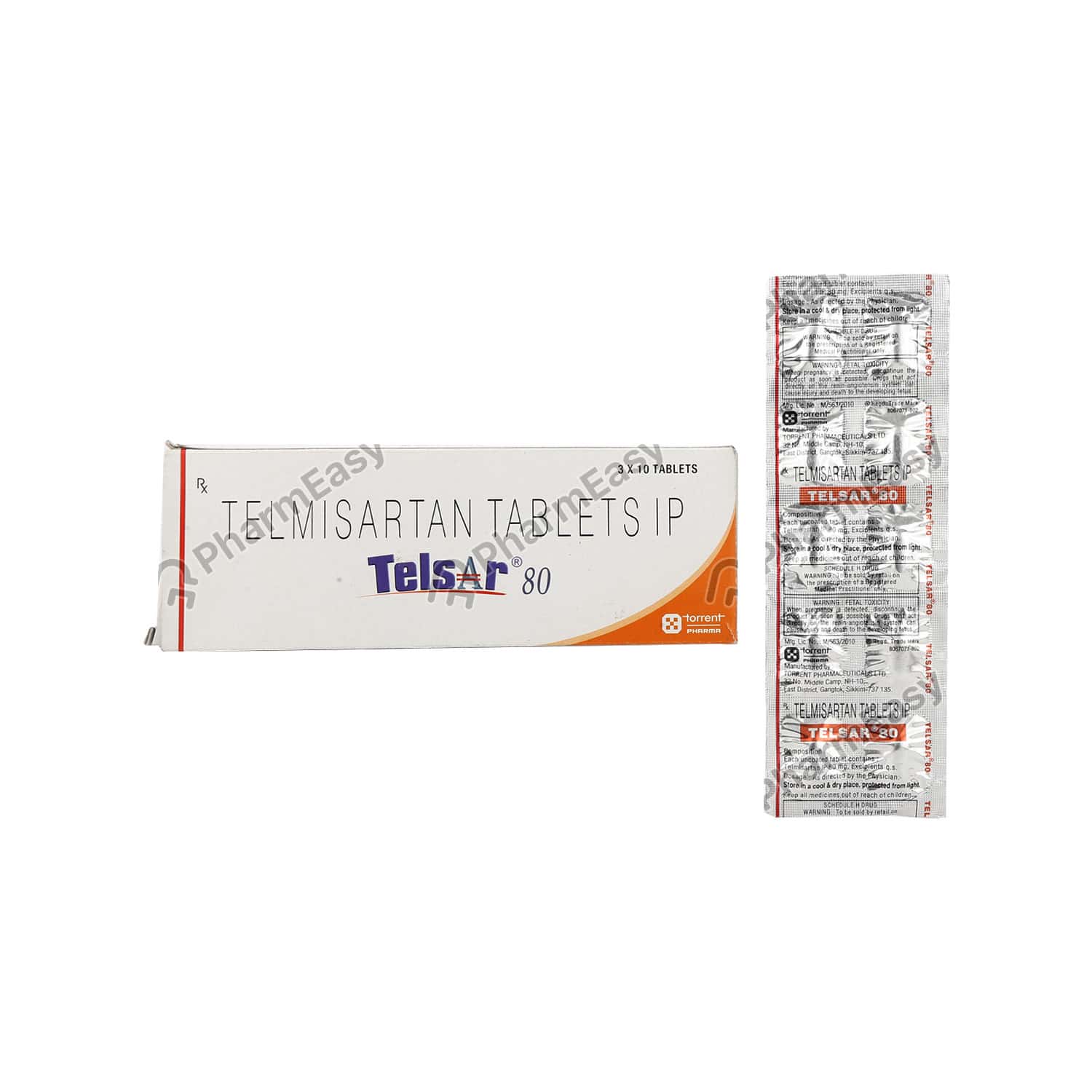 Telsar 80 MG Tablet (10) - Uses, Side Effects, Dosage, Composition ...