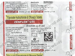 Zenflox Uti Strip Of 10 Tablets: Uses, Side Effects, Price & Dosage ...