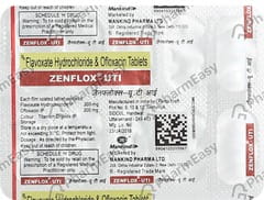 Zenflox Uti Strip Of 10 Tablets: Uses, Side Effects, Price & Dosage ...