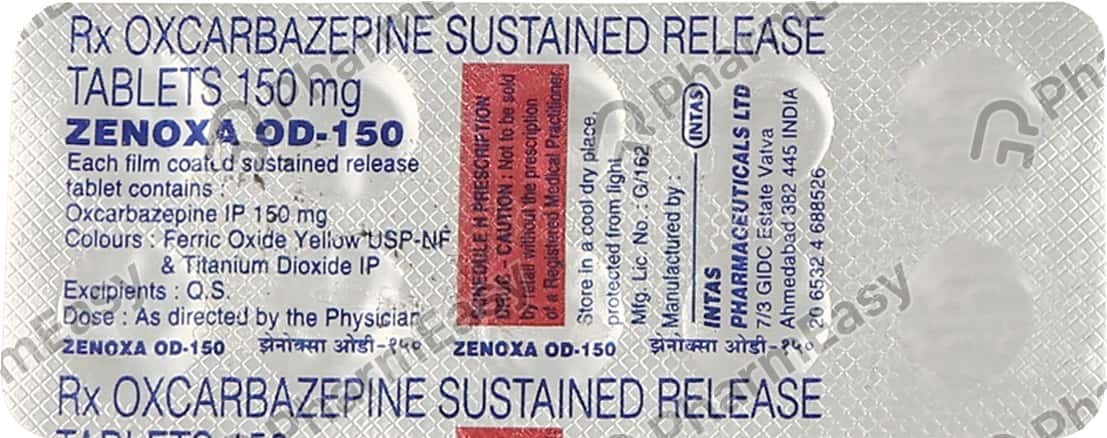Zenoxa Od 150 MG Tablet (10): Uses, Side Effects, Price & Dosage ...