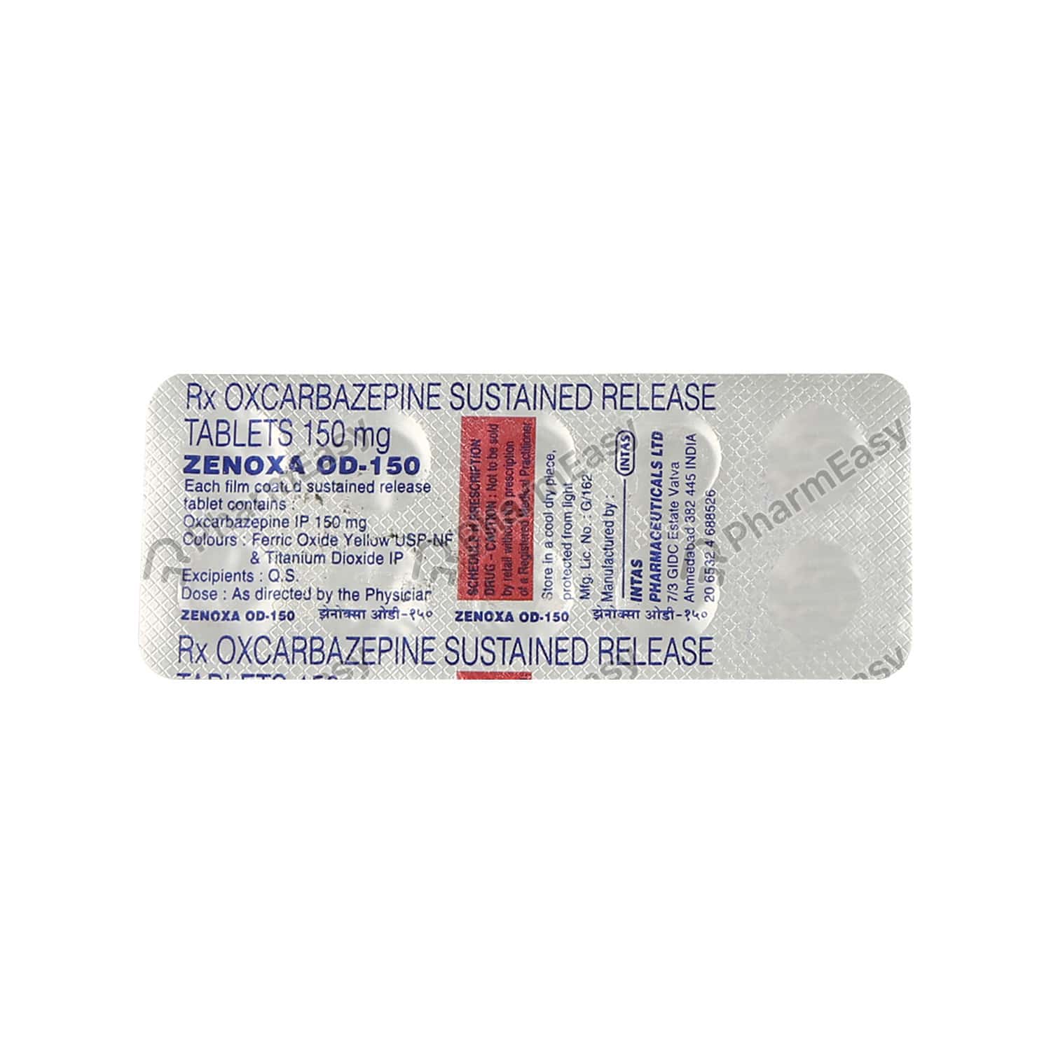 Buy Zenoxa Od 150 MG Tablet (10) Online at Flat 18% OFF* | PharmEasy