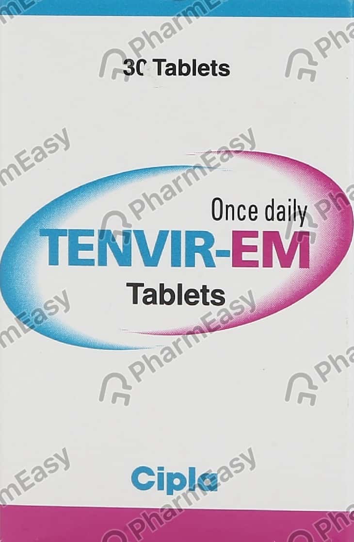 Tenvir Em Bottle Of 30 Tablets: Uses, Side Effects, Price & Dosage ...
