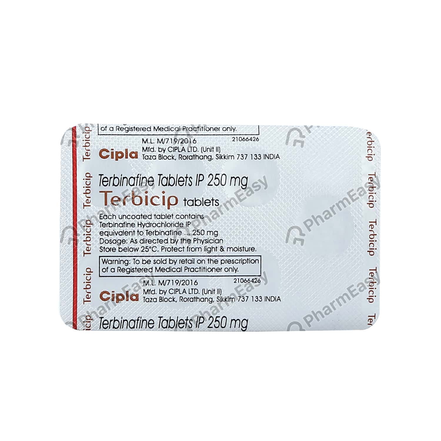 Terbicip 250 MG Tablet (7) - Uses, Side Effects, Dosage, Composition ...