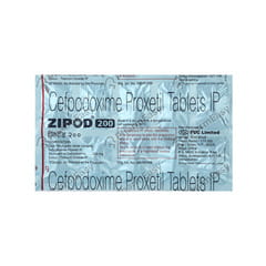 Zipod 200 MG Tablet (10) - Uses, Side Effects, Dosage, Composition ...