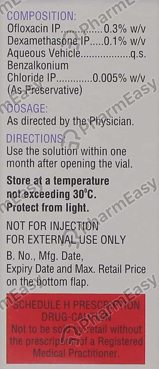 Buy Zo D Eye/Ear Drops 5ml Online at Flat 15% OFF | PharmEasy