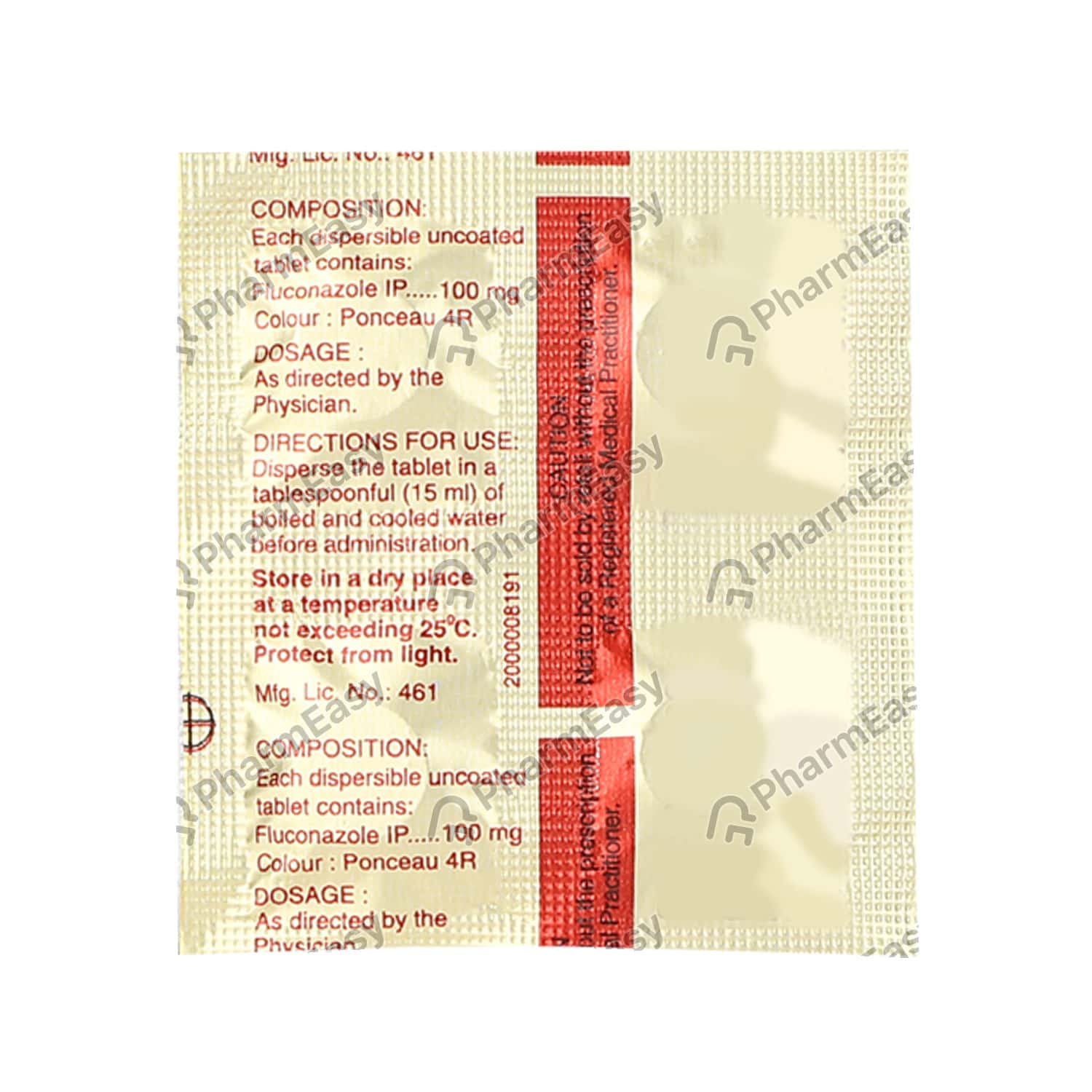 Buy Zocon Dt 100 MG Tablet (4) Online at Flat 18% OFF* | PharmEasy
