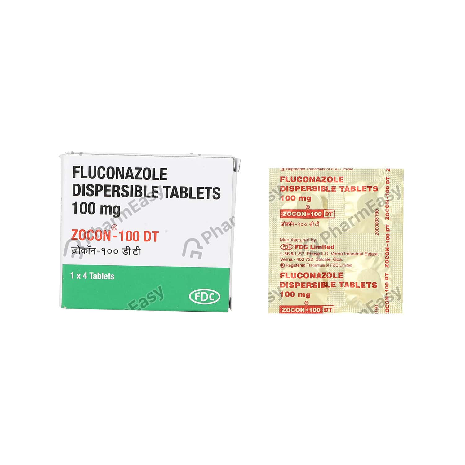 Buy Zocon Dt 100 MG Tablet (4) Online at Flat 18% OFF* | PharmEasy