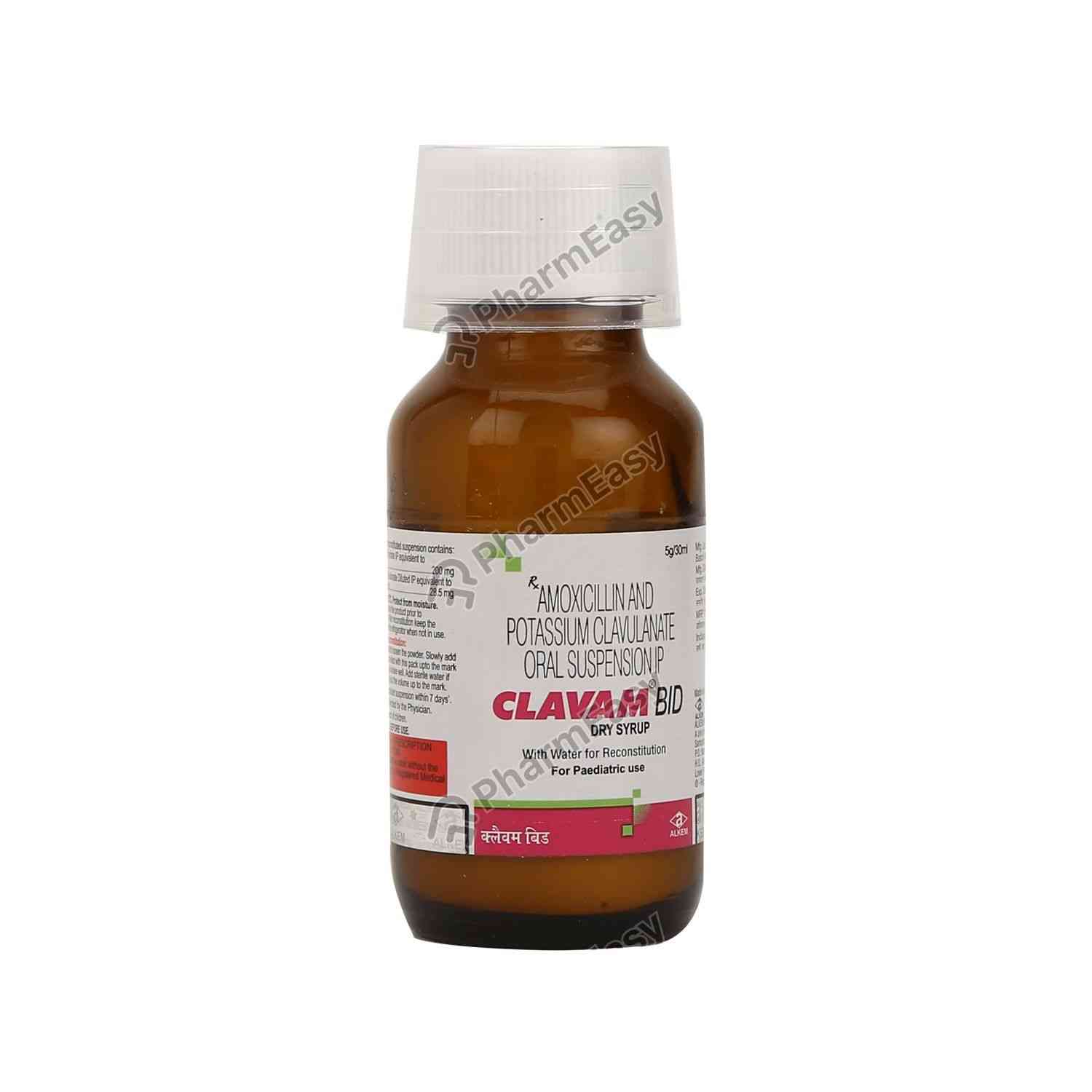 Clavam Bid Dry Syp - Uses, Side Effects, Dosage, Composition & Price ...