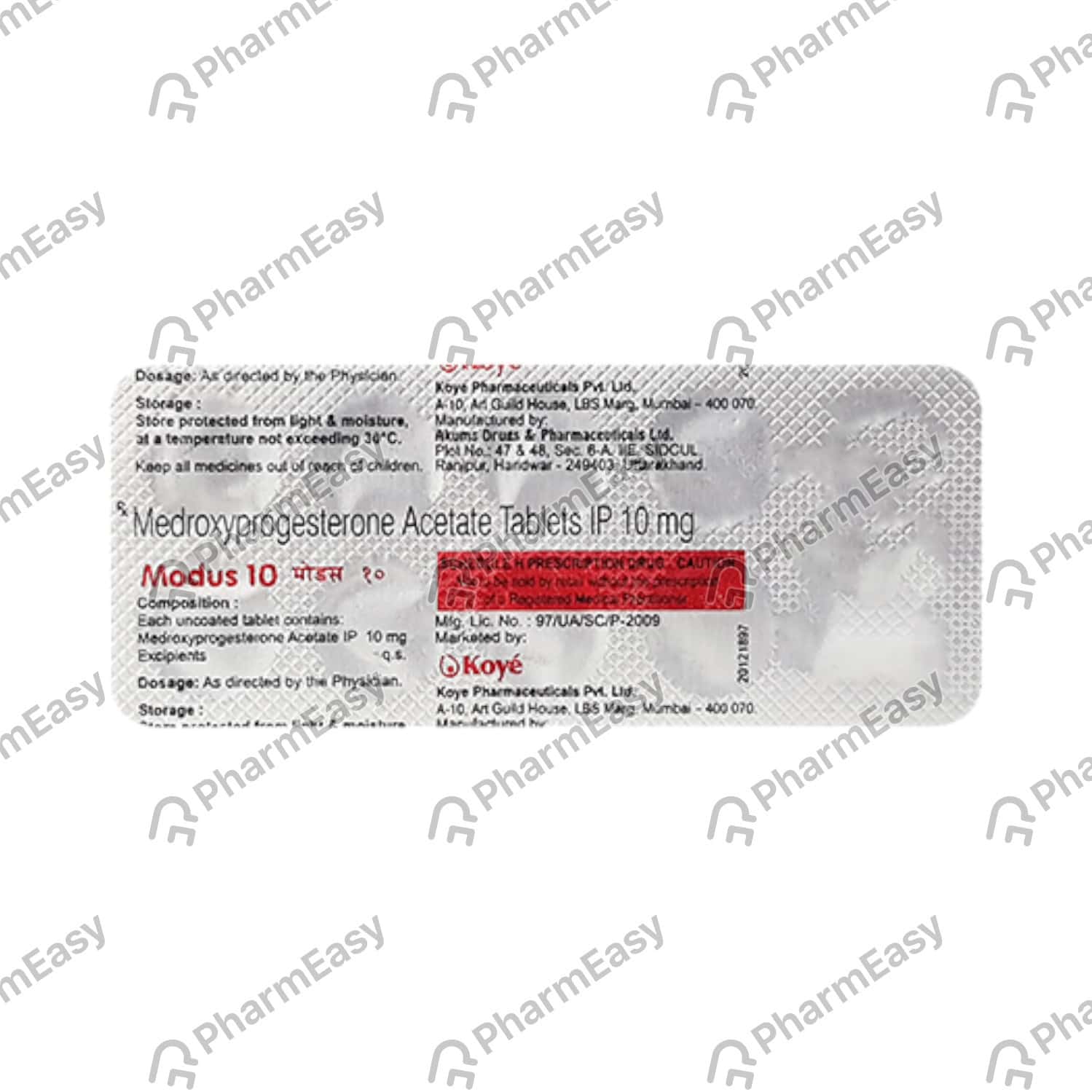 Modus 10 MG Tablet (10): Uses, Side Effects, Price & Dosage | PharmEasy