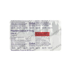 Zylin 75 MG Capsule (10) - Uses, Side Effects, Dosage, Composition ...