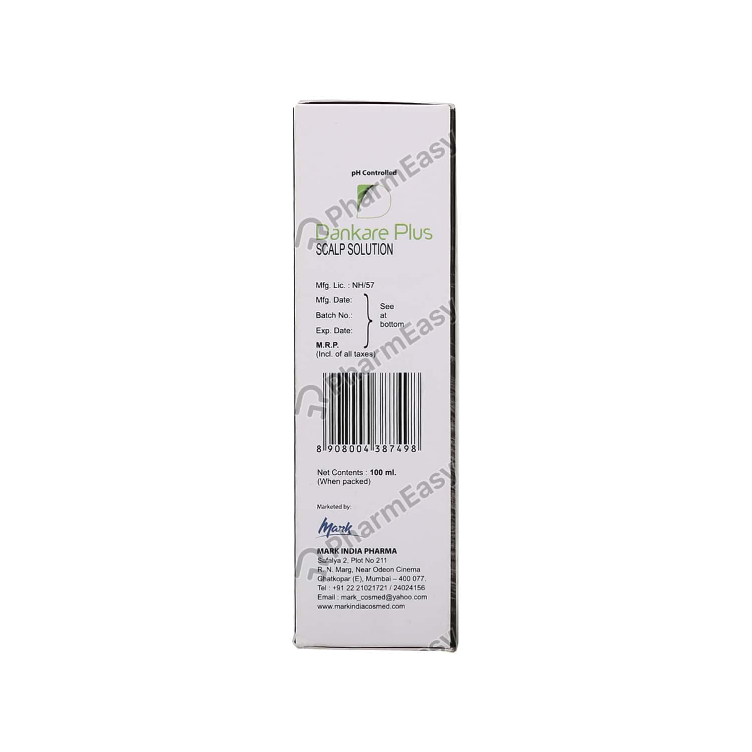 Buy Dankare Plus Solution 100ml Online at Flat 18% OFF* | PharmEasy