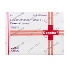Dexona 0.5 MG Tablet (20) - Uses, Side Effects, Dosage, Composition ...