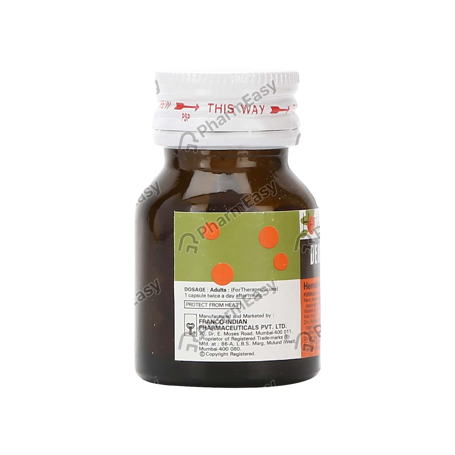 Dexorange Bottle Of 30 Capsules - Uses, Side Effects, Dosage ...