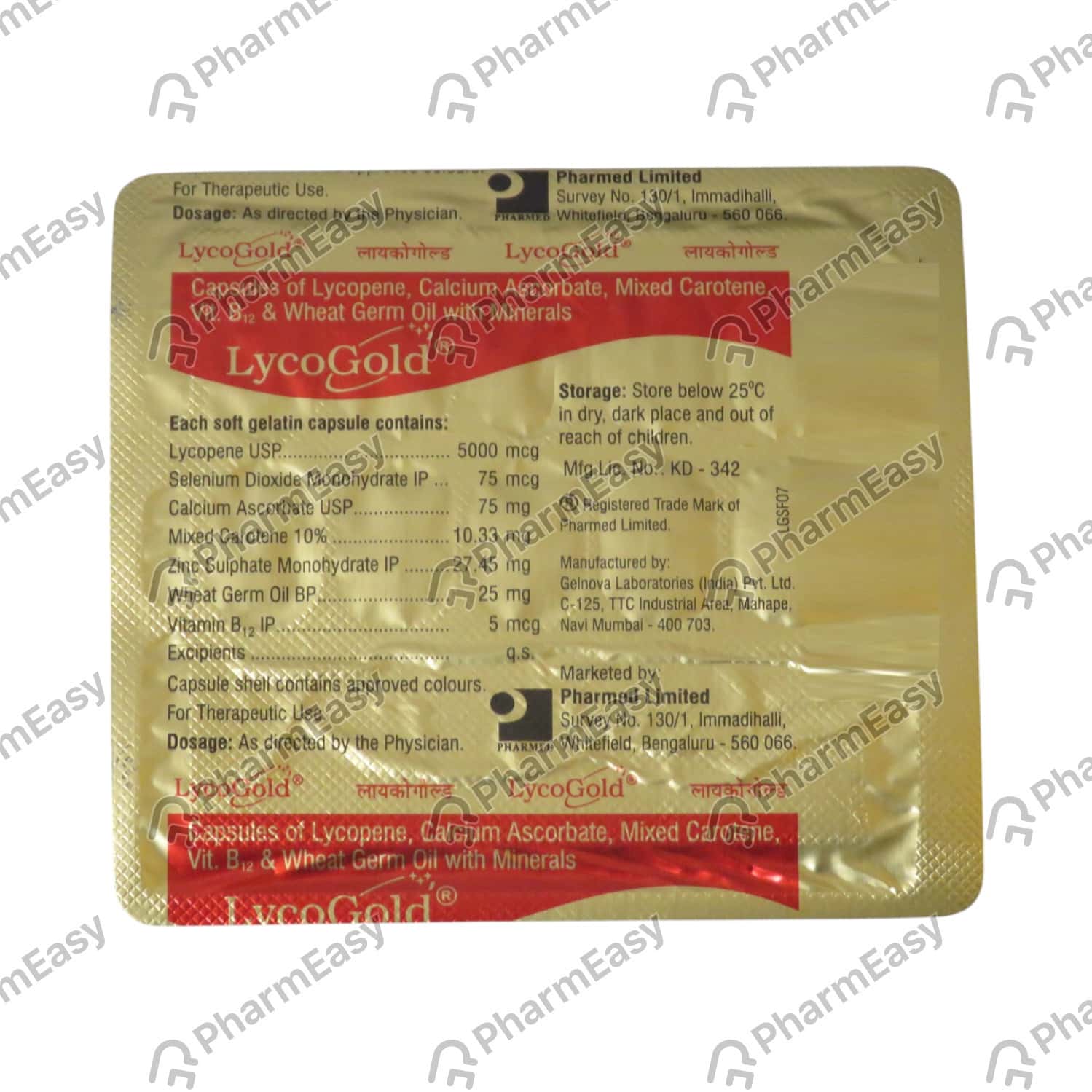 Lycogold Capsule (10): Uses, Side Effects, Price & Dosage | PharmEasy
