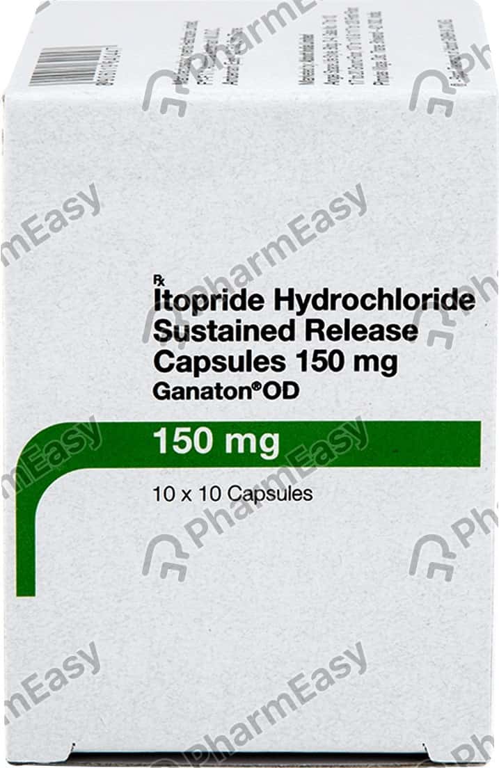 Ganaton Od 150 MG Capsule (10): Uses, Side Effects, Price & Dosage ...