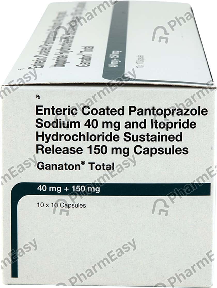 Ganaton Total Strip Of 10 Capsules: Uses, Side Effects, Price & Dosage ...