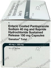 Ganaton Total Strip Of 10 Capsules: Uses, Side Effects, Price & Dosage ...
