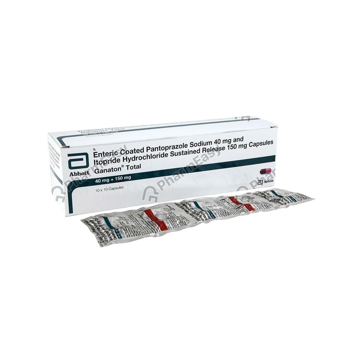 Ganaton Total Strip Of 10 Capsules - Uses, Side Effects, Dosage ...