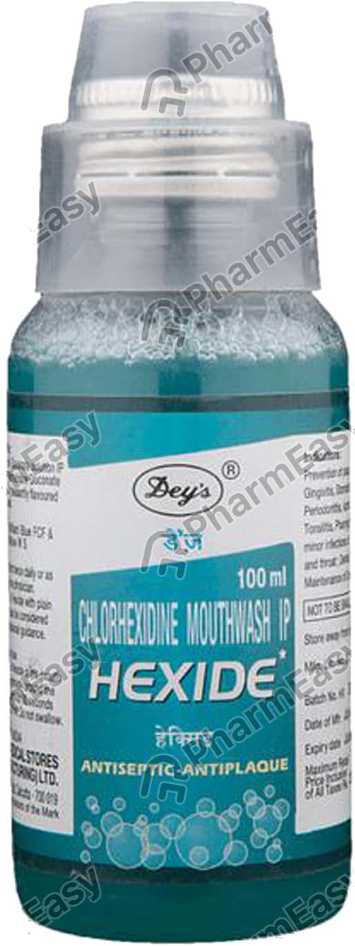 Hexide 0.2 %W/V Mouth Wash (100): Uses, Side Effects, Price & Dosage ...