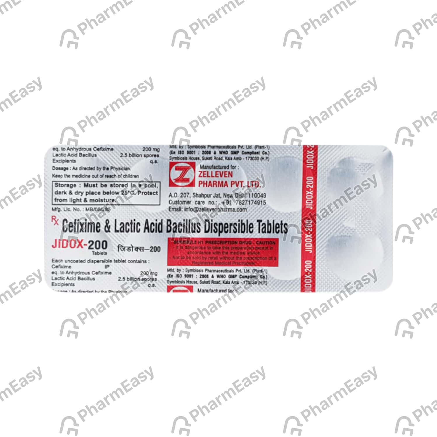 Jidox 200 MG Tablet (10): Uses, Side Effects, Price & Dosage | PharmEasy