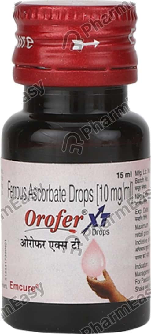 Orofer Xt 10 MG Oral Drop (15): Uses, Side Effects, Price & Dosage ...