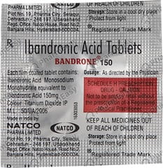 Bandrone 150 MG Tablet (1): Uses, Side Effects, Price & Dosage | PharmEasy