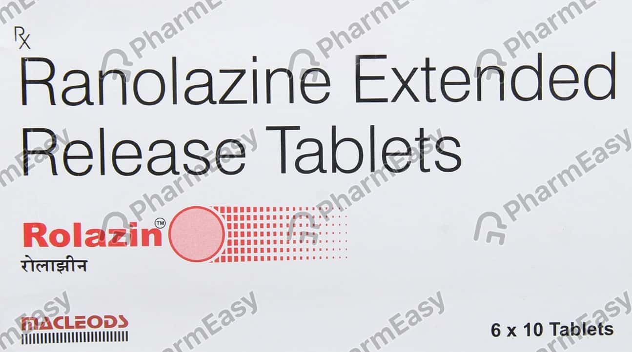 Rolazin 500 MG Tablet (10): Uses, Side Effects, Price & Dosage | PharmEasy