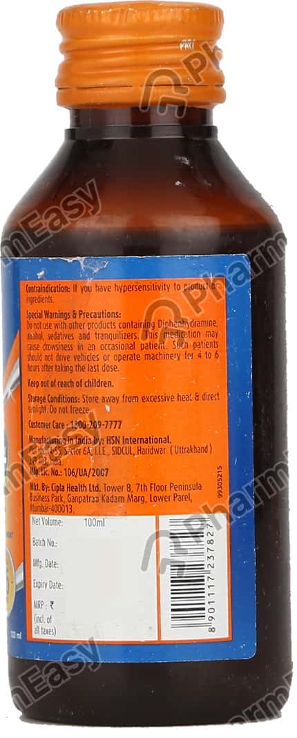 Cofsils 3 Way Action Bottle Of 100ml Cough Syrup: Uses, Side Effects ...
