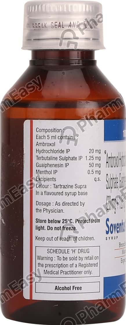 Soventus Syrup 100ml: Uses, Side Effects, Price & Dosage | PharmEasy