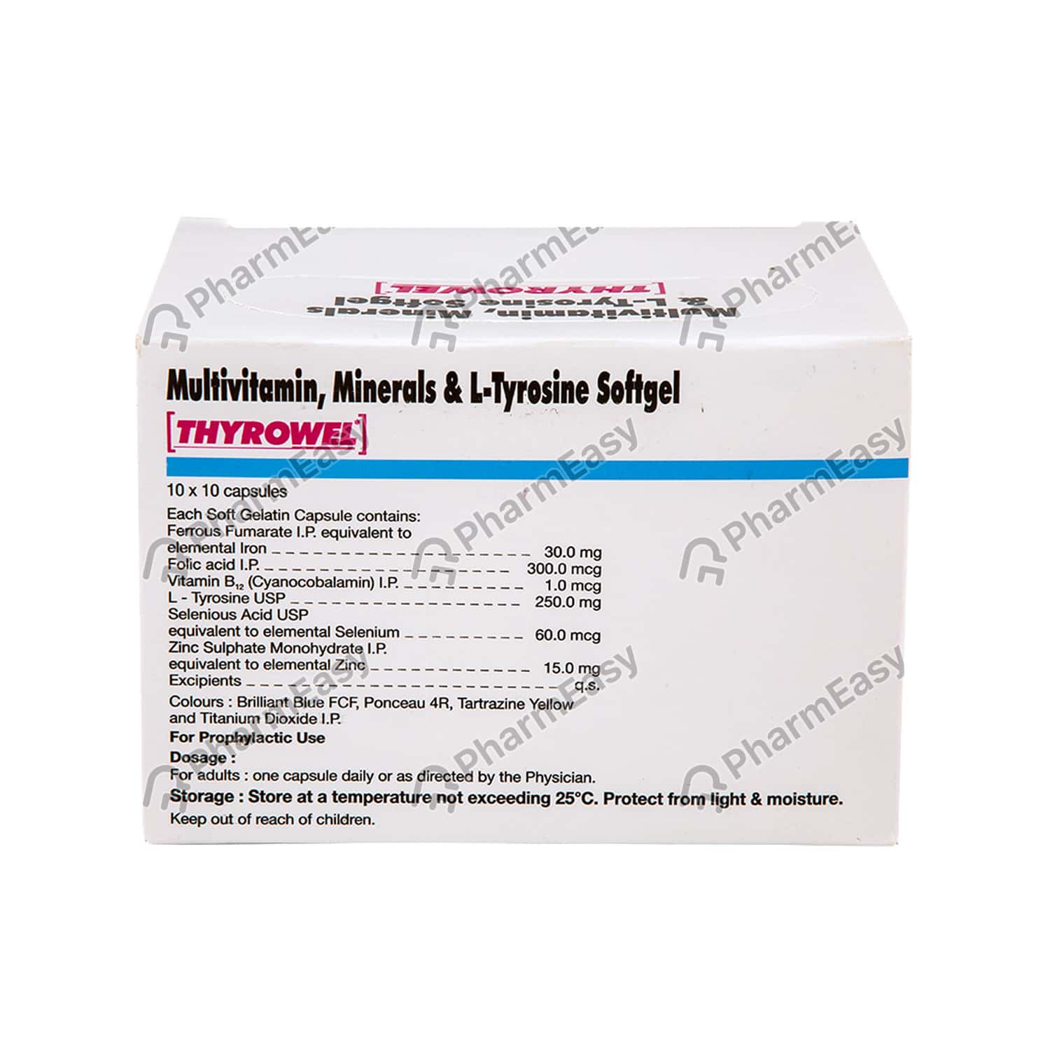 Buy Thyrowel Capsule Online at Flat 18% OFF* | PharmEasy