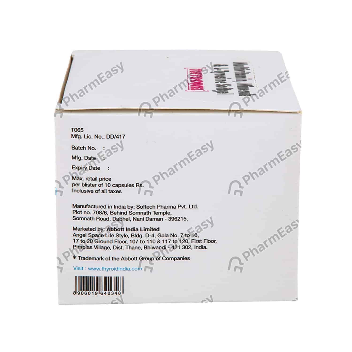 Buy Thyrowel Capsule Online at Flat 18% OFF* | PharmEasy