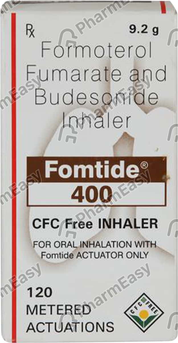 Fomtide 400mcg Box Of 120md 9.2gm Metered Dose Inhaler: Uses, Side ...