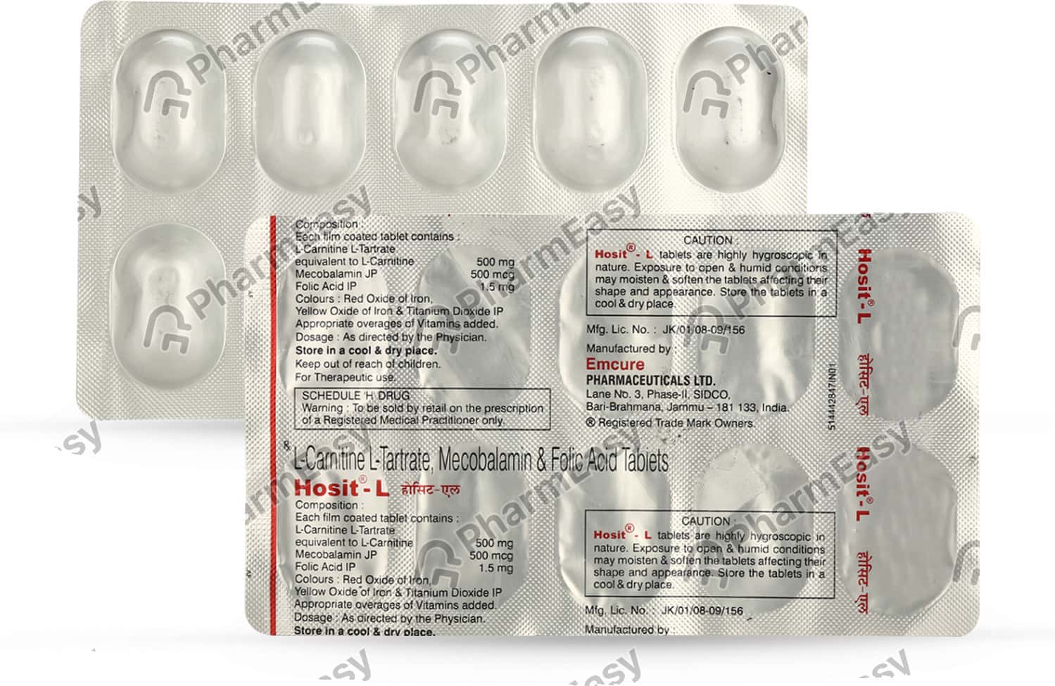Buy Hosit L Strip Of 10 Tablets Online at Flat 15% OFF | PharmEasy