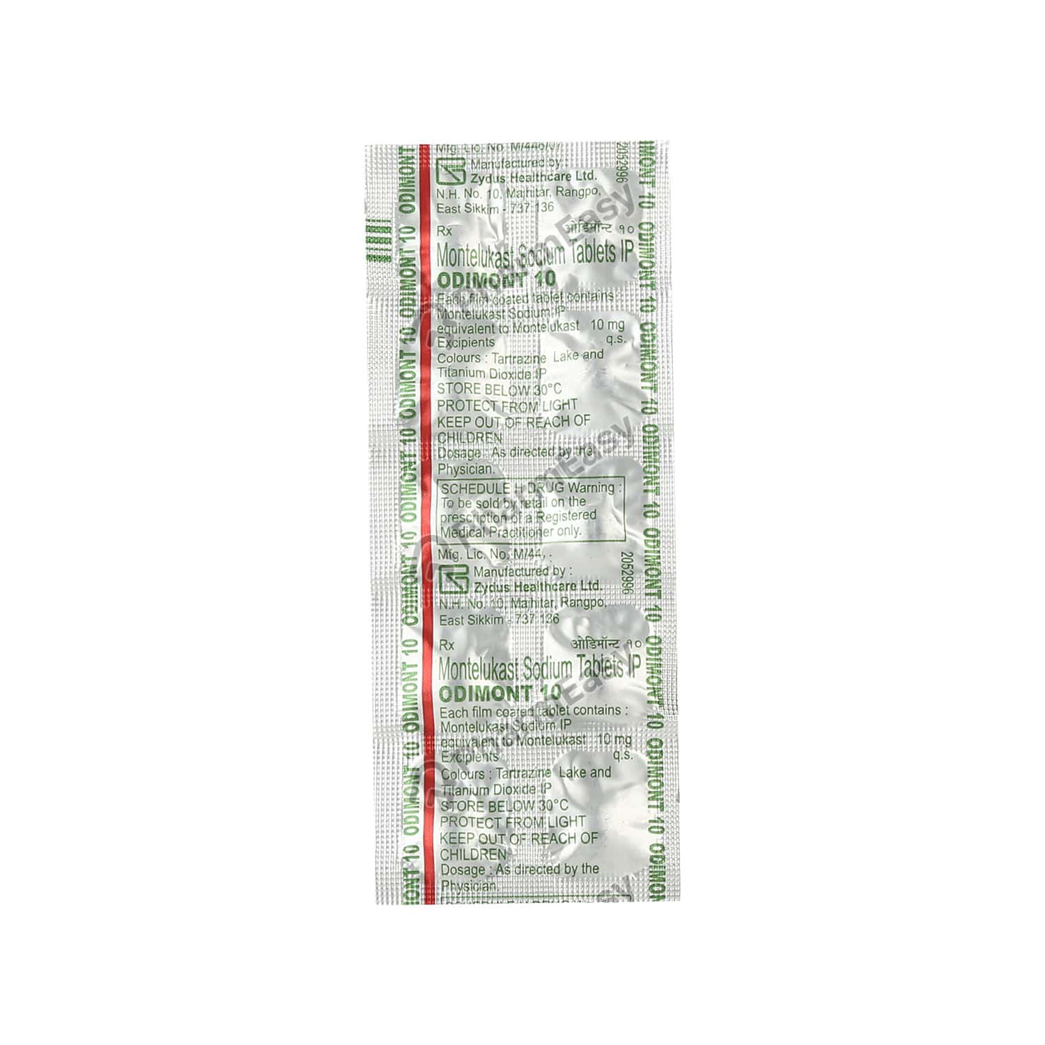 Buy Odimont 10 MG Tablet (10) Online at Flat 18% OFF* | PharmEasy