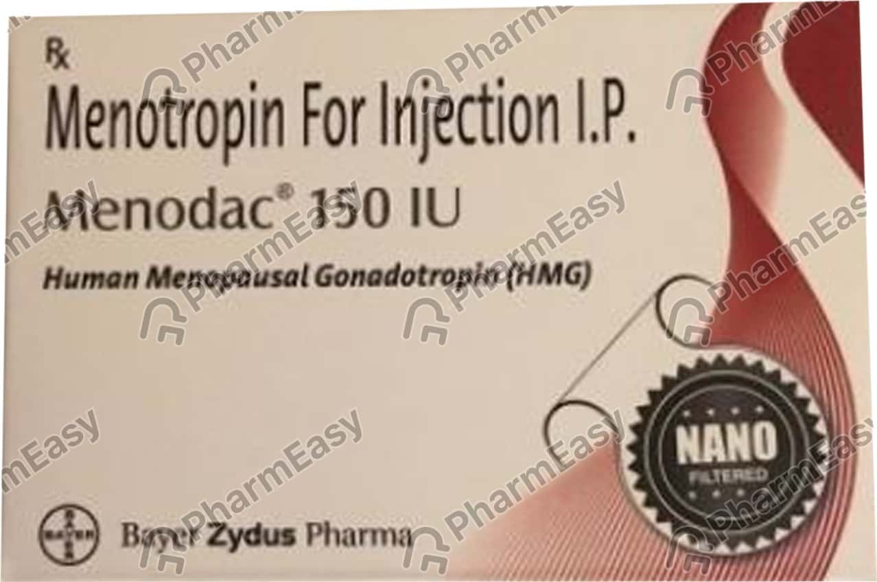 Menodac 150 IU Powder For Injection (1): Uses, Side Effects, Price ...